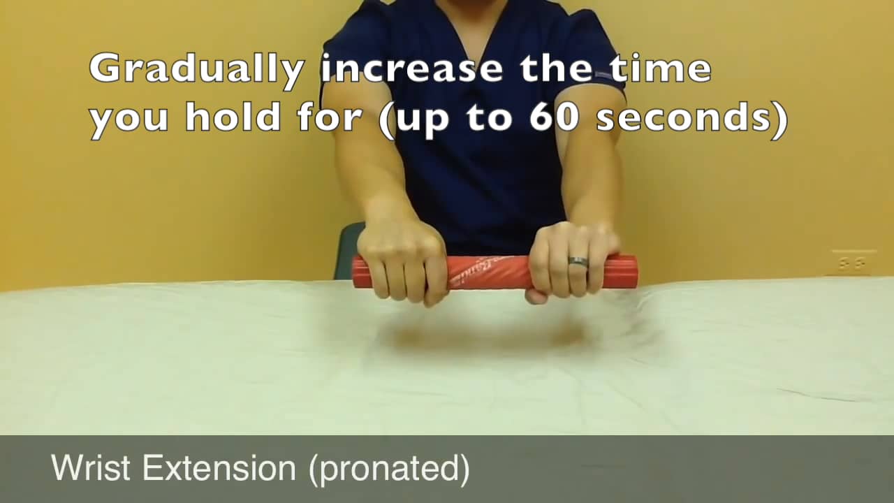 Towel Wringing Exercise on Vimeo