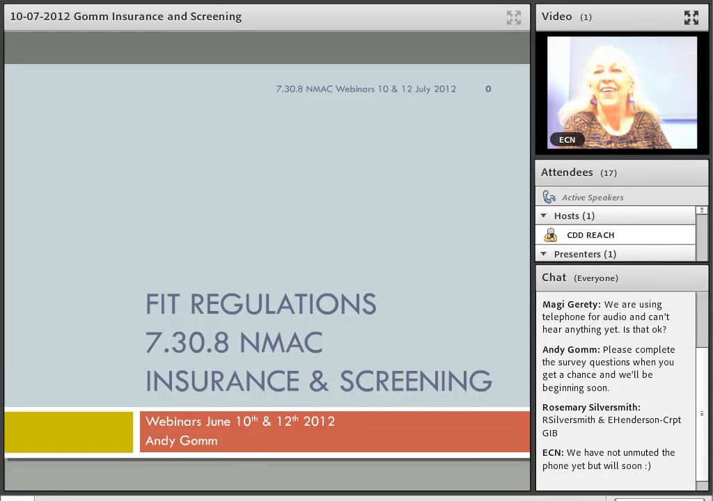 FIT Regulations 7.30.8 NMAC Insurance & Screening on Vimeo