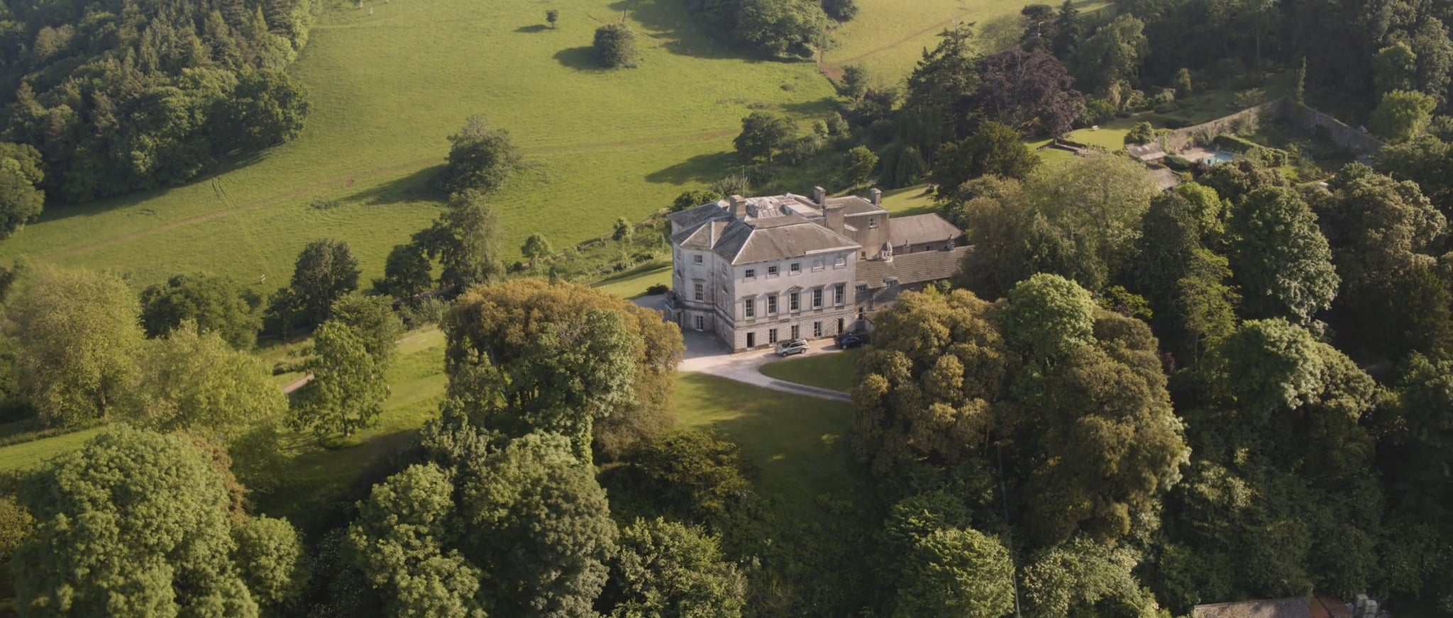 Above Sharpham Estate on Vimeo