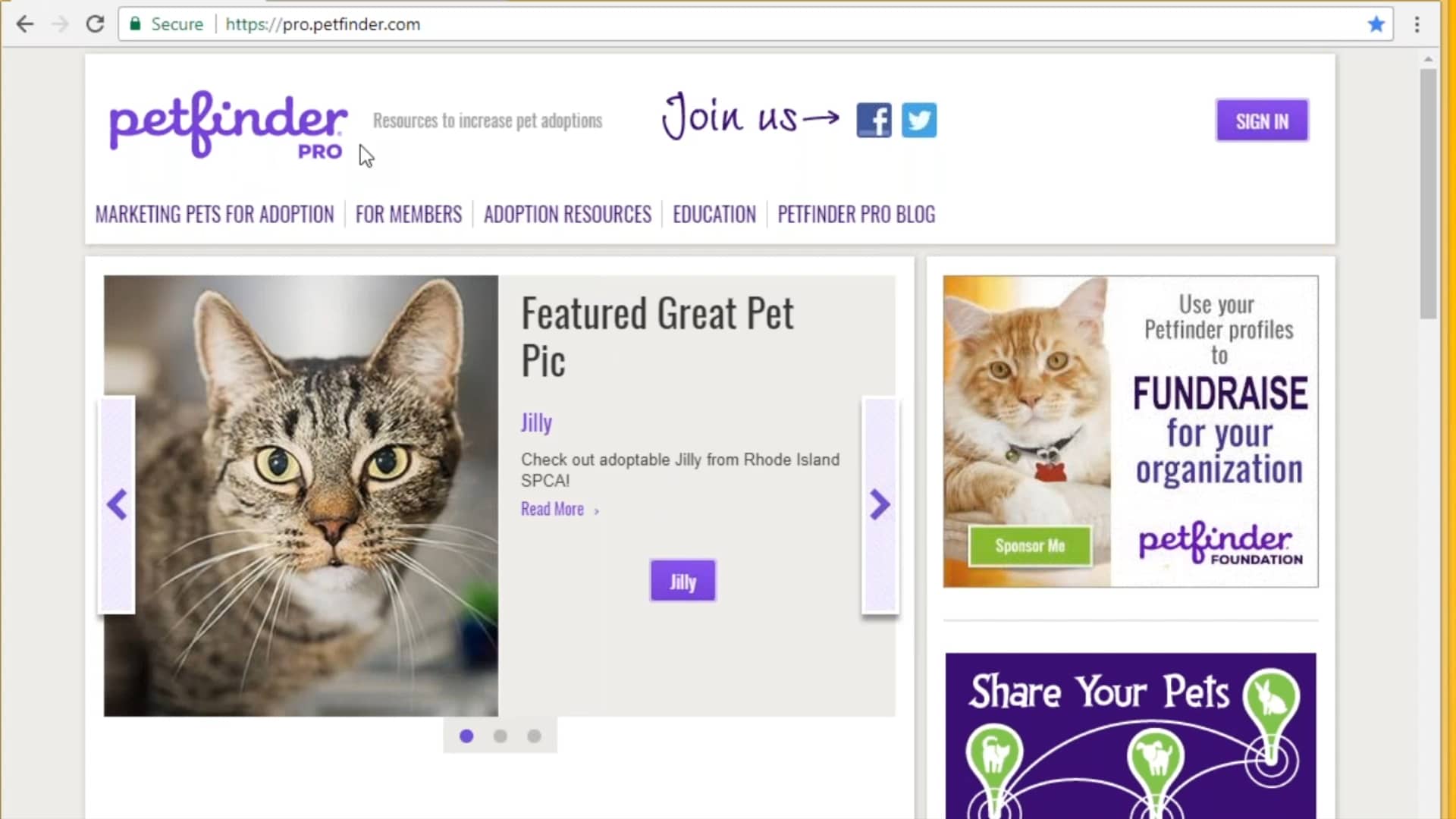 Petfinder Pro Dashboard Tour on Vimeo