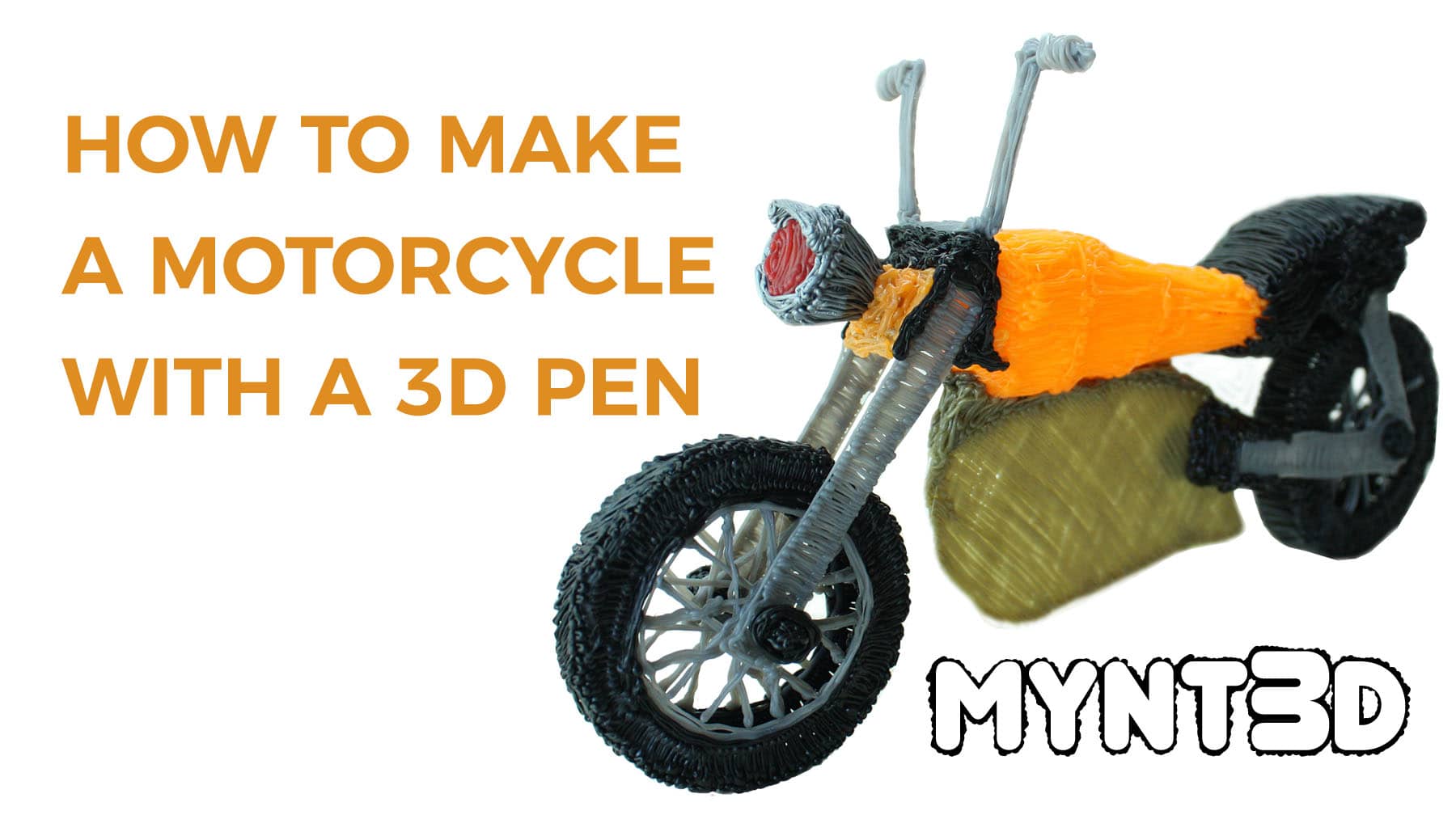 How to Make a Motorcycle with a 3D Printing Pen on Vimeo