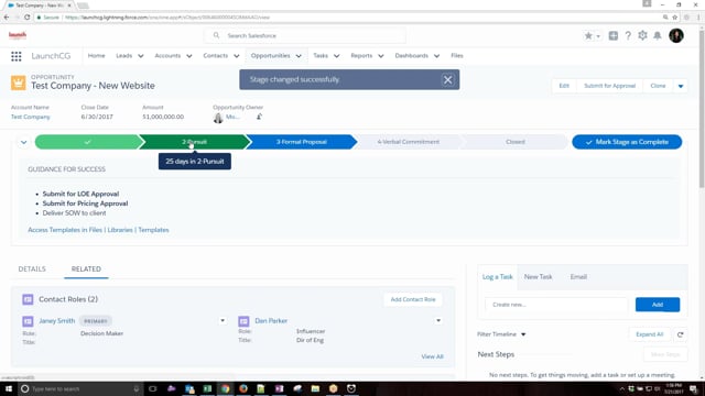 Stage 3 Formal Proposal in Salesforce University - Launch CG on Vimeo