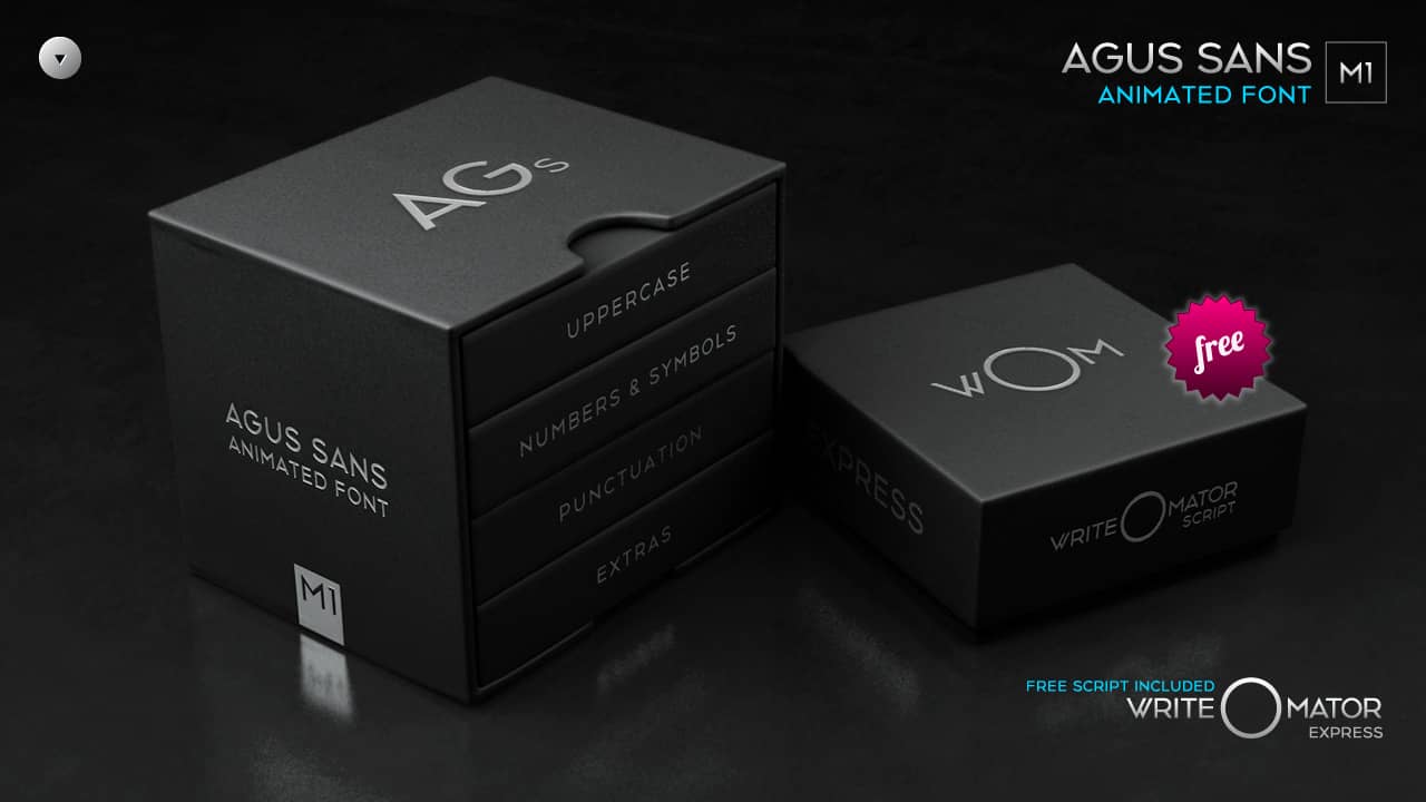 Agus Sans / M1 - Animated Font HD on Vimeo