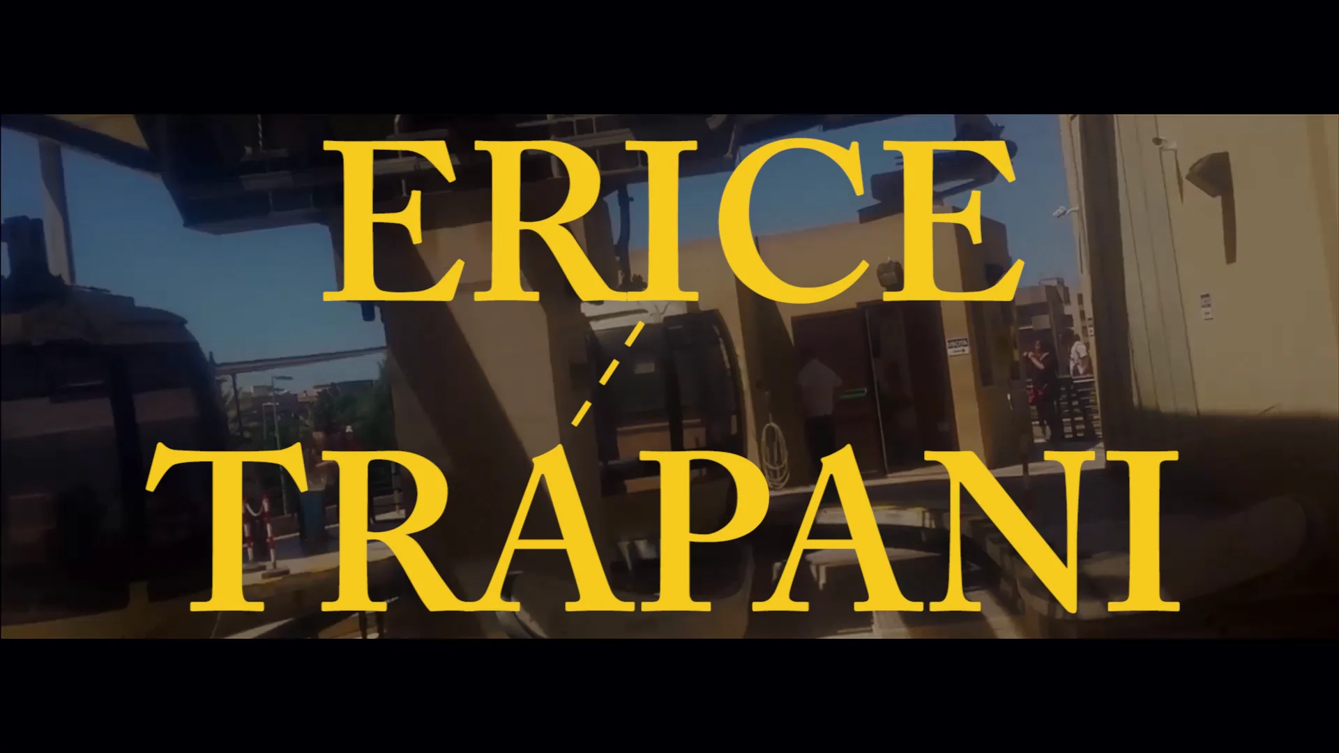 Almost a minute lumière - Funivia Erice