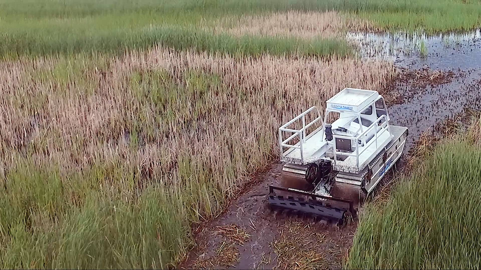 Marsh Master | MM-2LX Roller Chopper on Vimeo