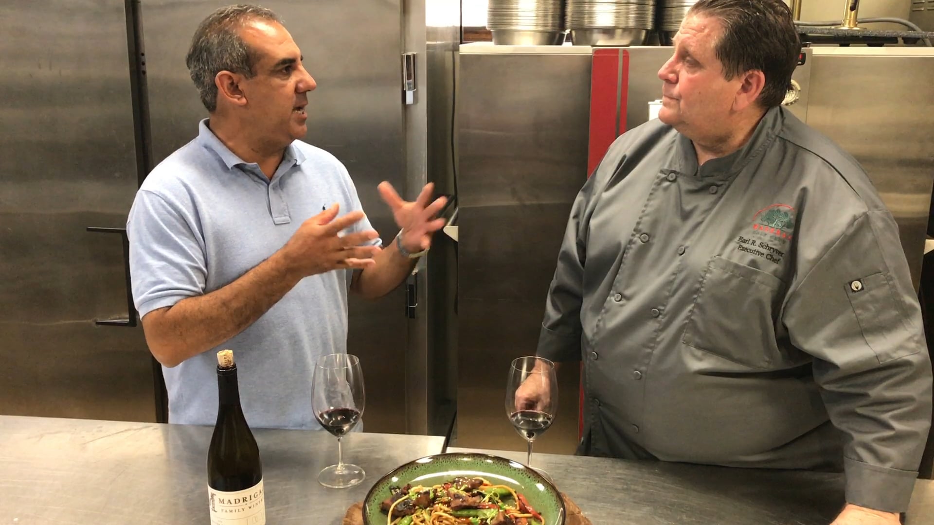 Chris Madrigal Wine Tasting with Chef Earl Schryver on Vimeo