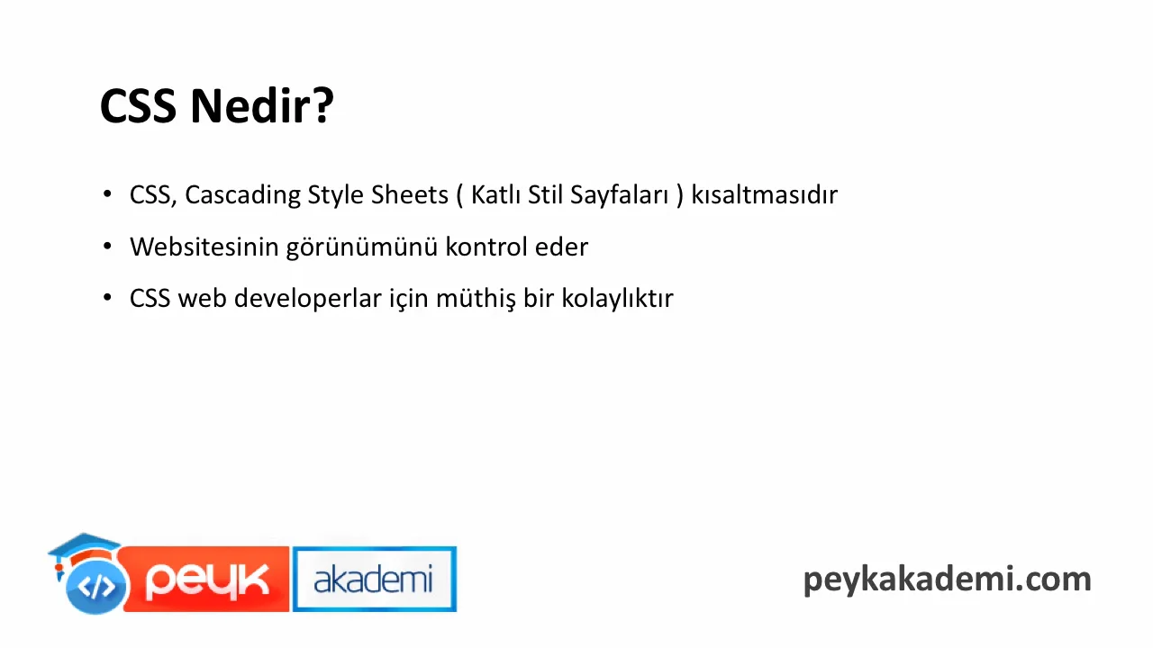 Ders 19 - CSS Nedir