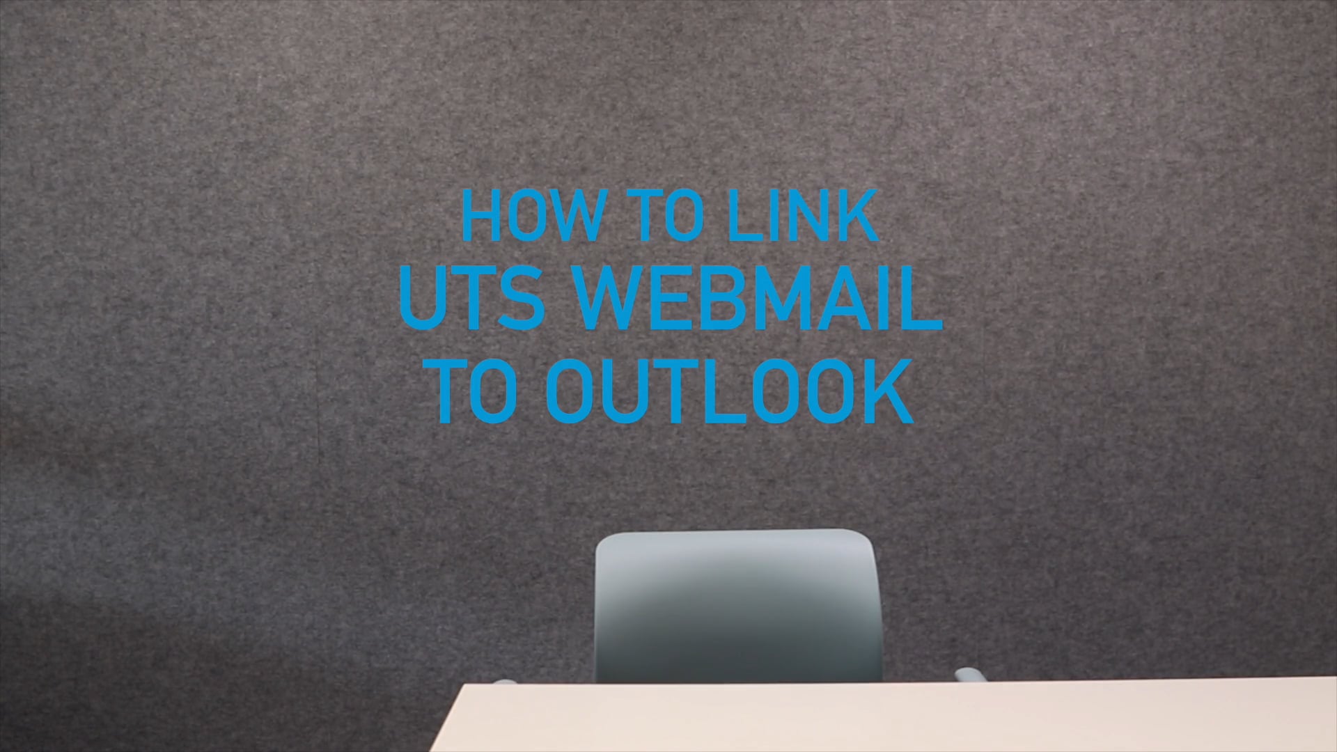 How to link UTS Webmail to Mail on Vimeo