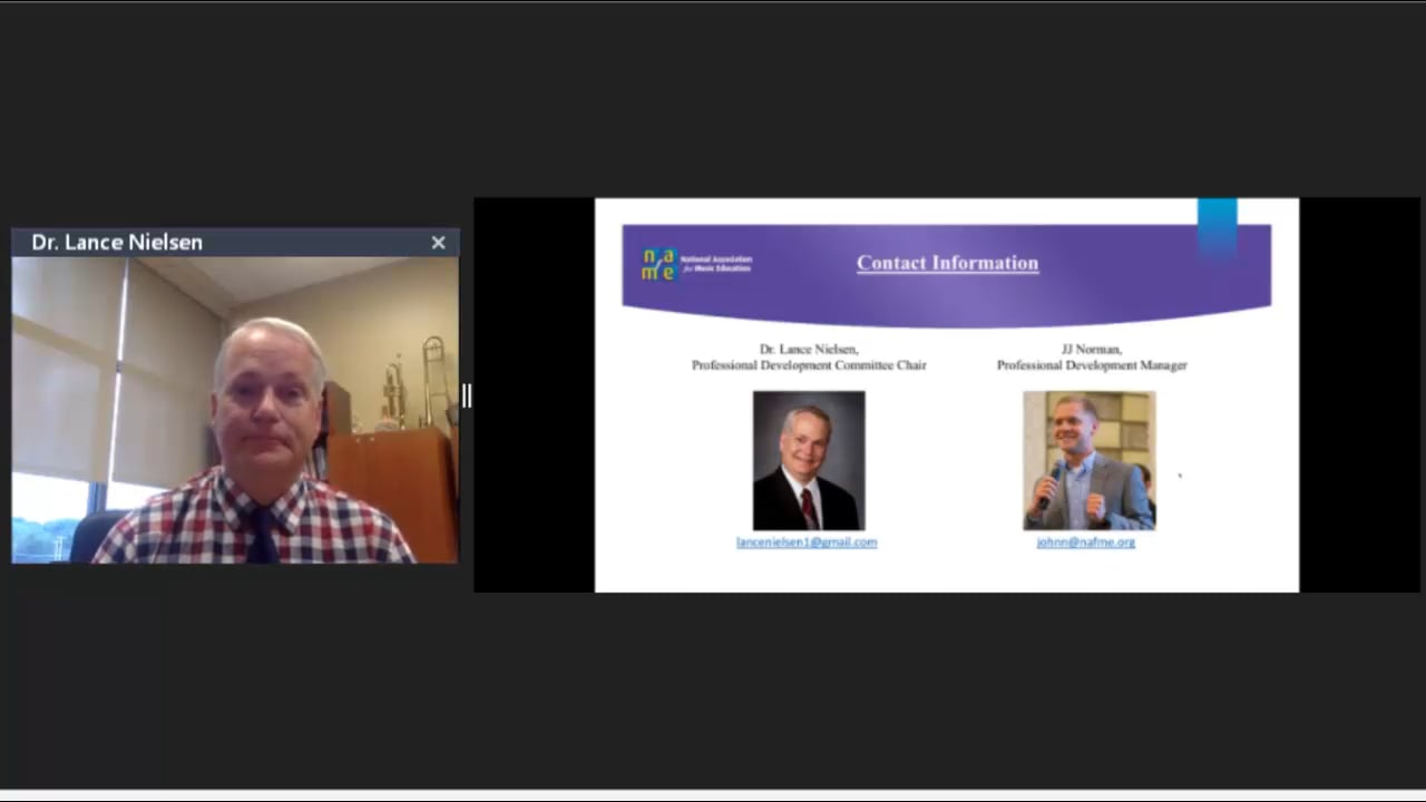 How to Propose and Record a NAfME Academy Webinar - By Dr. Lance ...