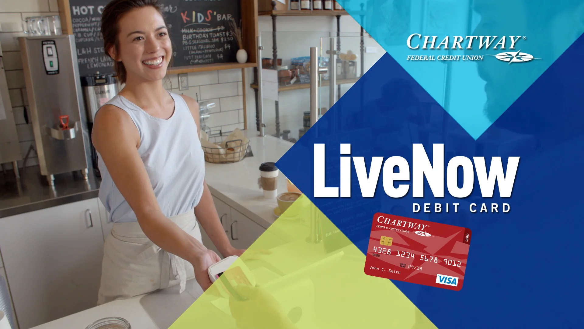 Chartway Federal Credit Union - LiveNow Debit Card on Vimeo