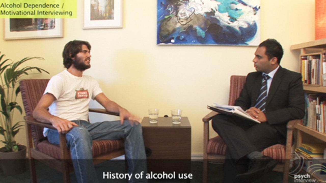 Alcohol Dependence and Motivational Interviewing on Vimeo