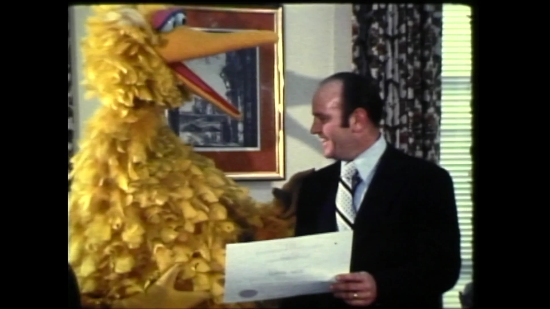 Big Bird meets Knoxville Mayor Kyle Testerman