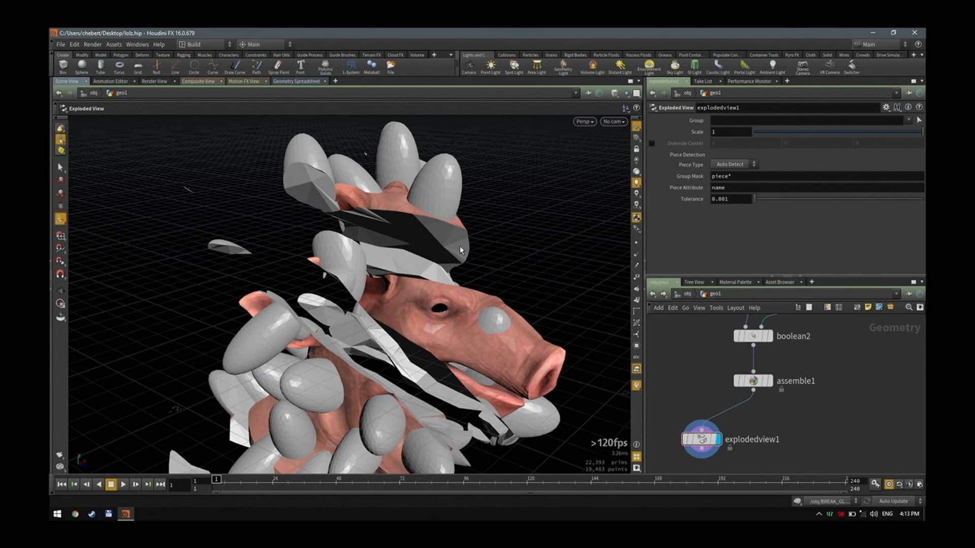 Boolean or not Boolean: Fun with Fracturing | Steven Knipping | Houdini ...