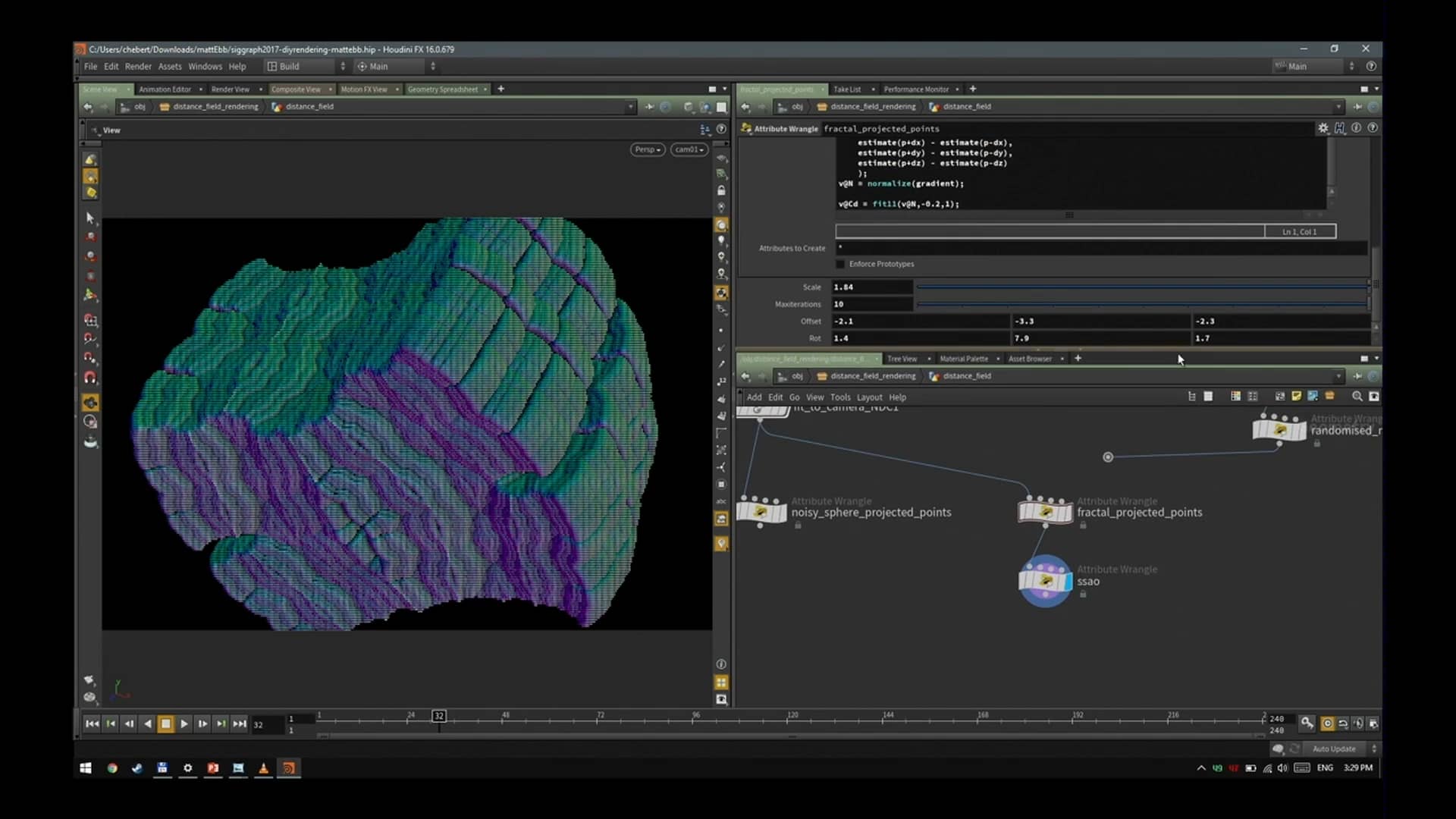 Procedural Modelling/LookDev | Matt Ebb | Houdini HIVE at SIGGRAPH 2017 ...
