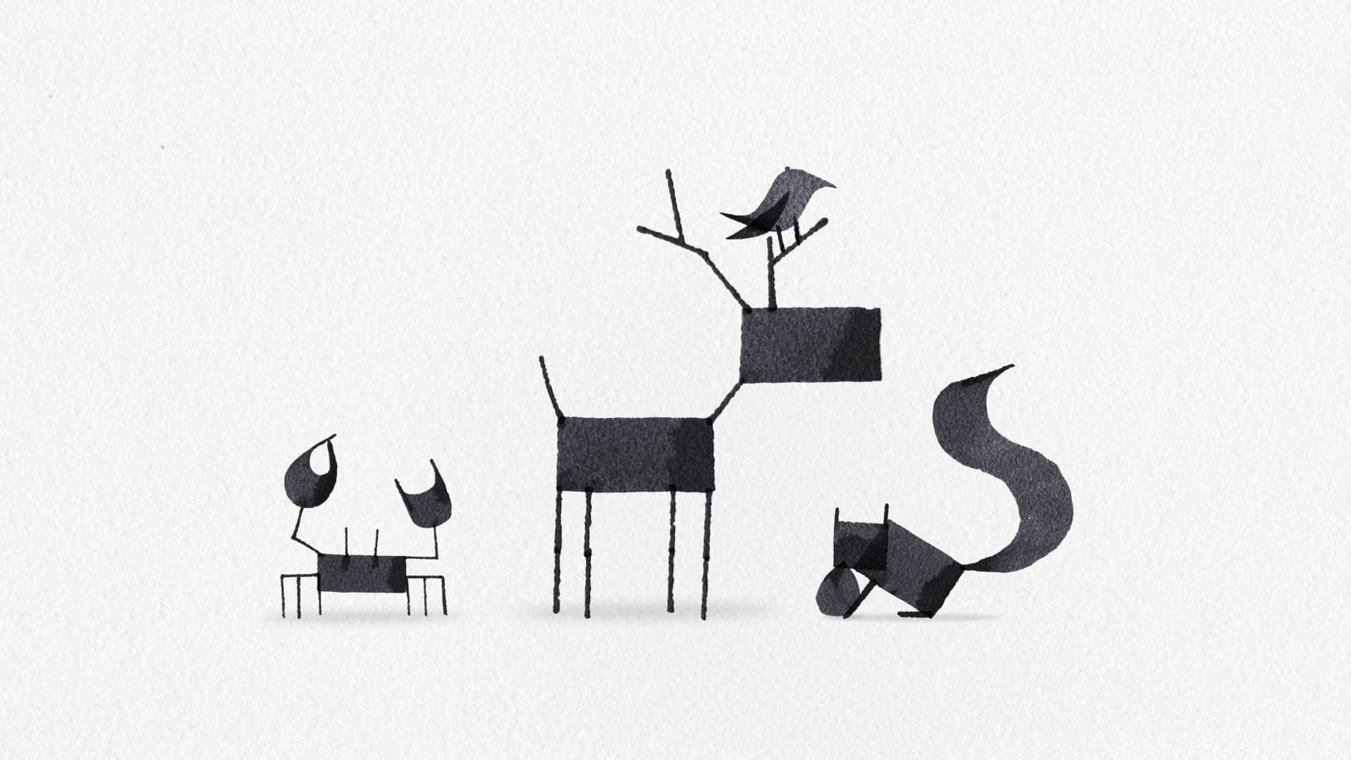 Calligraphy Animals Animated on Vimeo