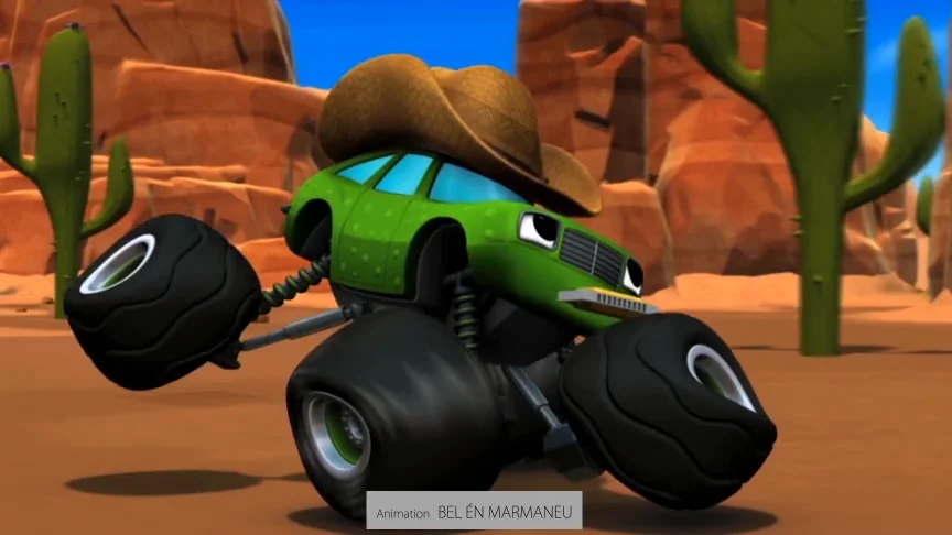 Some of my work on Blaze_3x06 The Bouncing Bull Racetrack on Vimeo