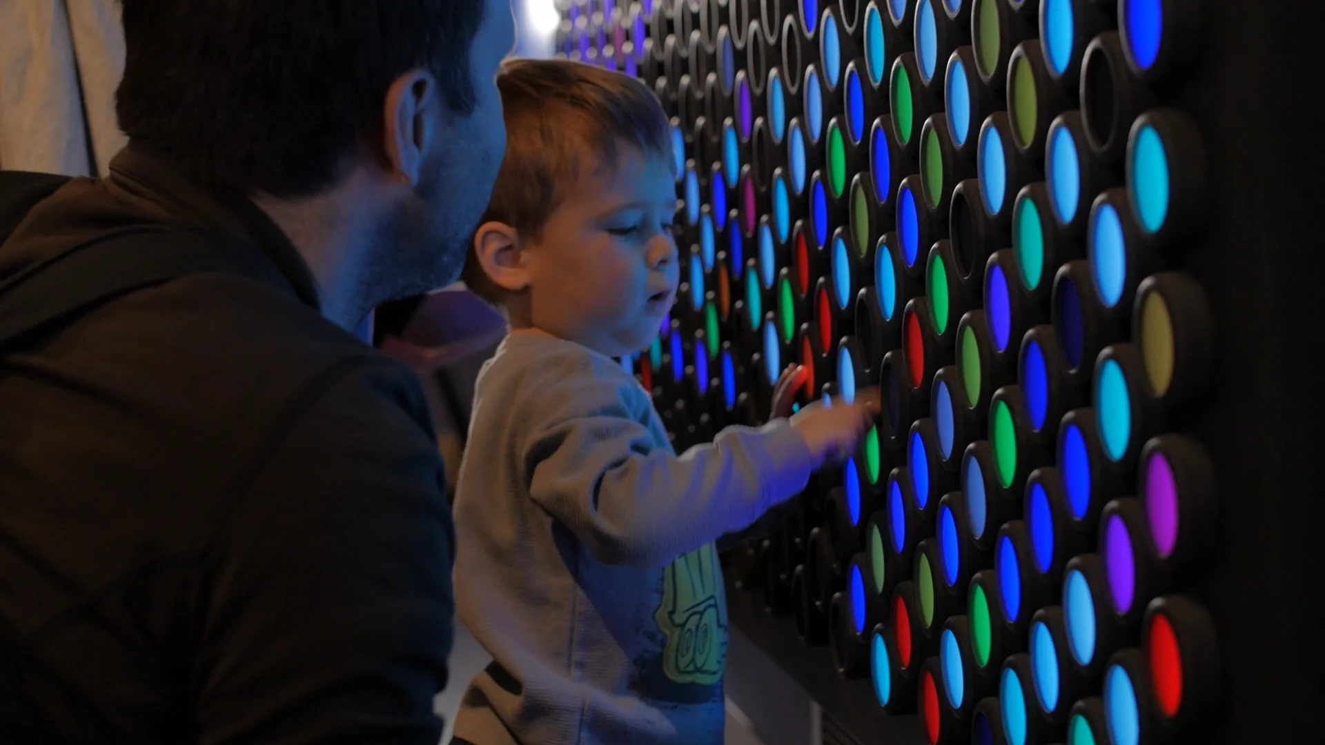 Baby Uses Everbright Board to Stand