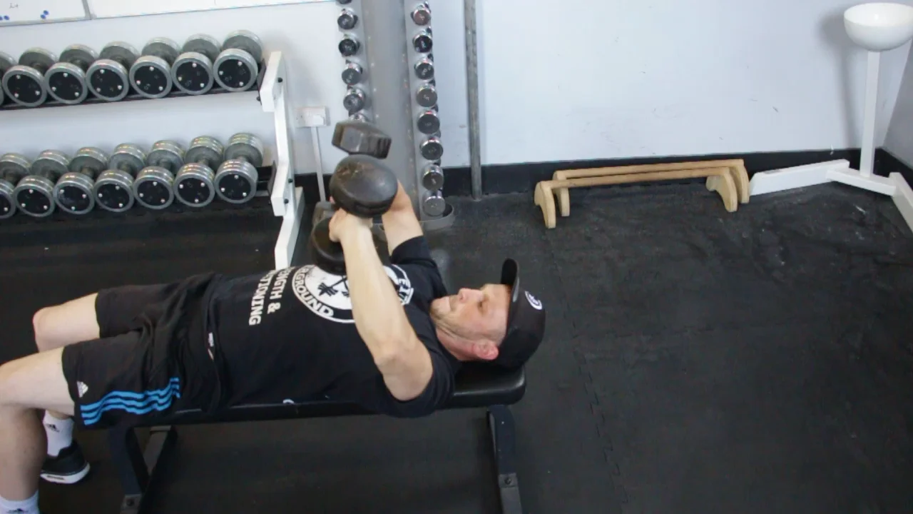 Dumbbell williams press on Vimeo