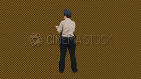 CinemaStock - Greenscreen - Female cop talks to a suspect and takes ...