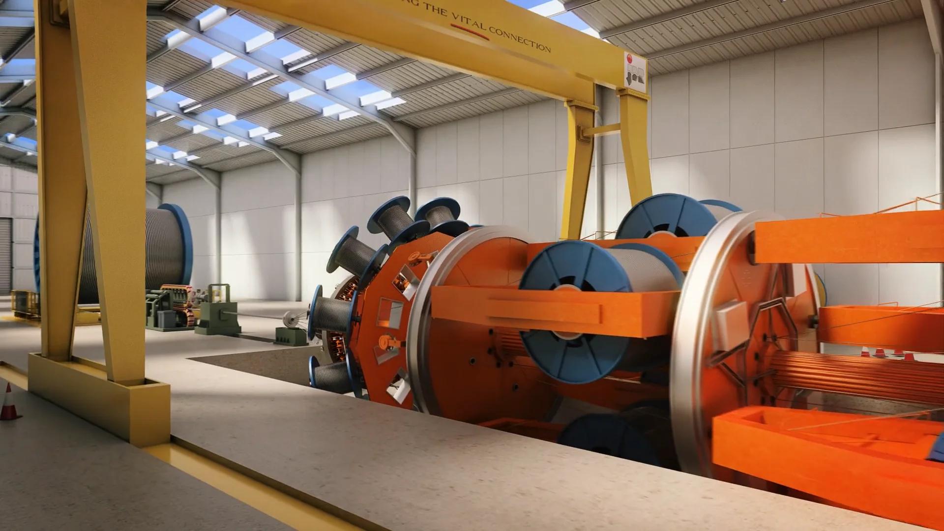 JDR Horizontal Helical Layup Machine on Vimeo