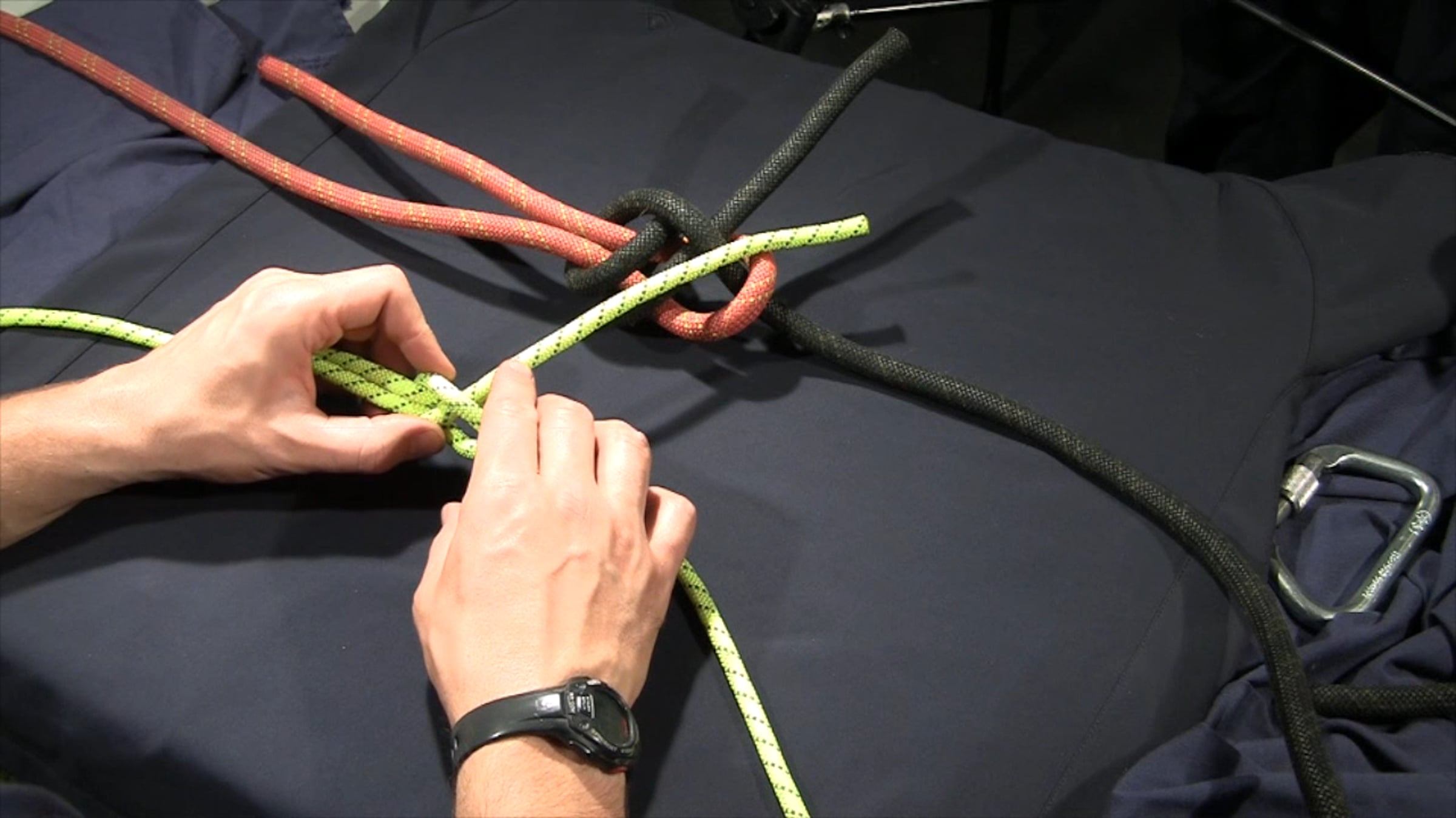 Knots: Double becket bend