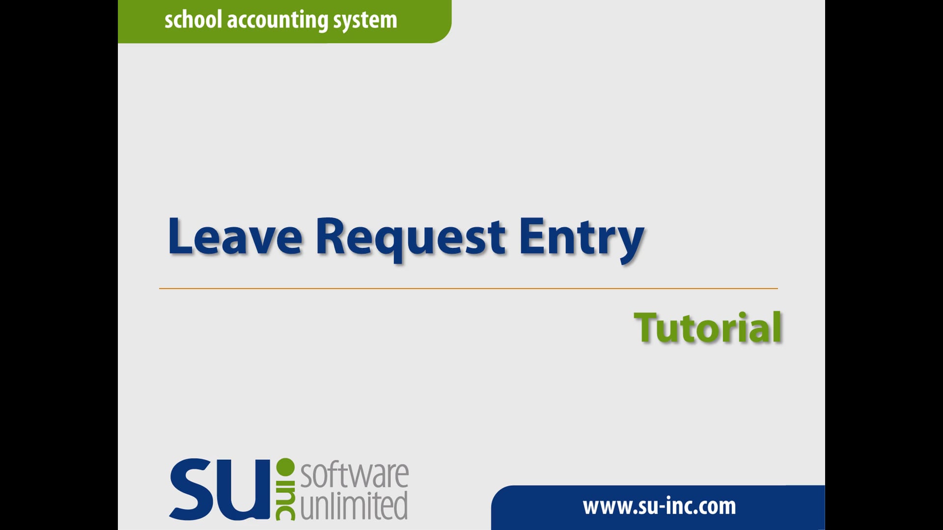 Training Tutorials - WL - Leave Request Entry on Vimeo