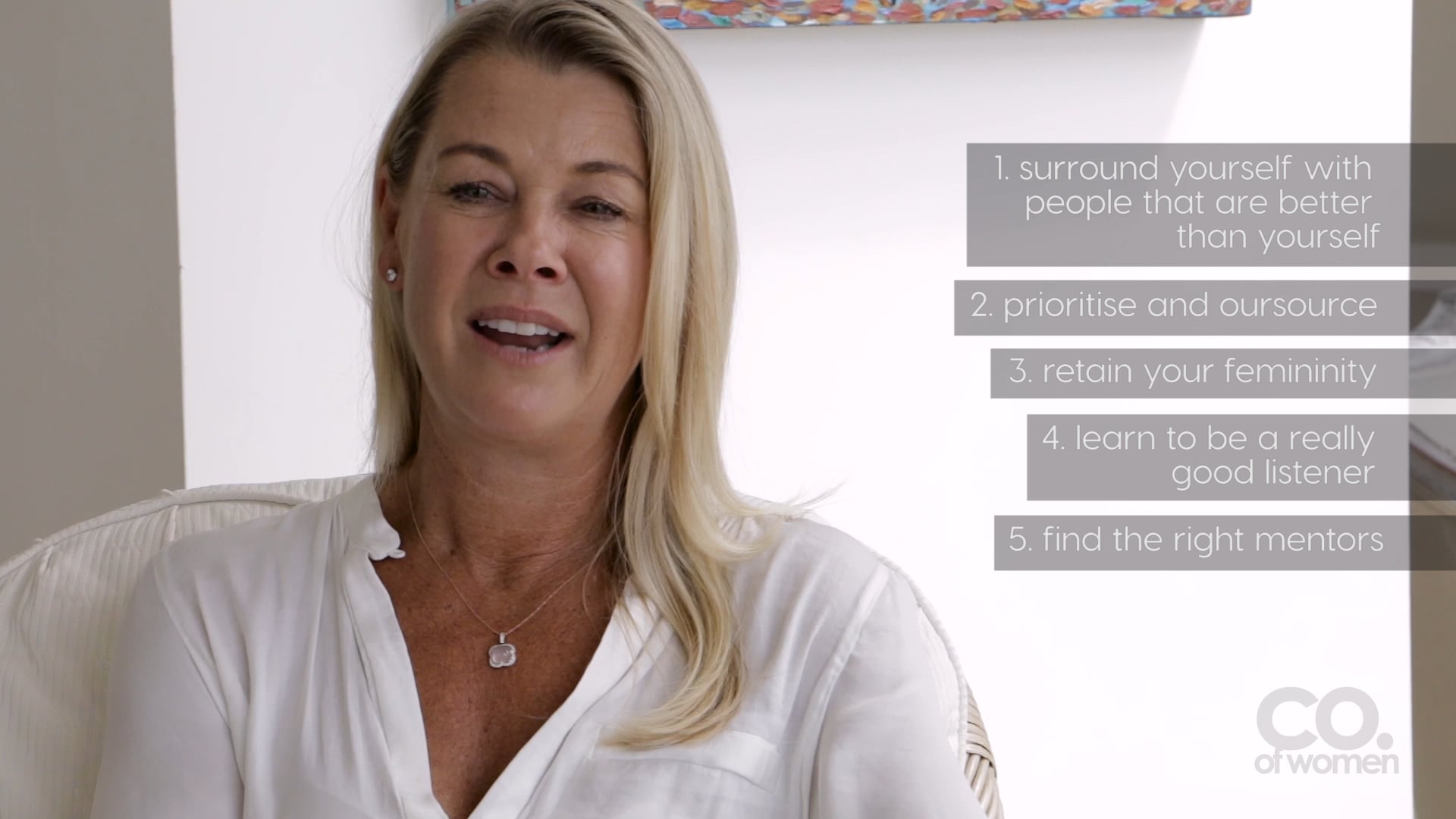 Sarah Paykel shares her Top Tips (MEMBERS) on Vimeo