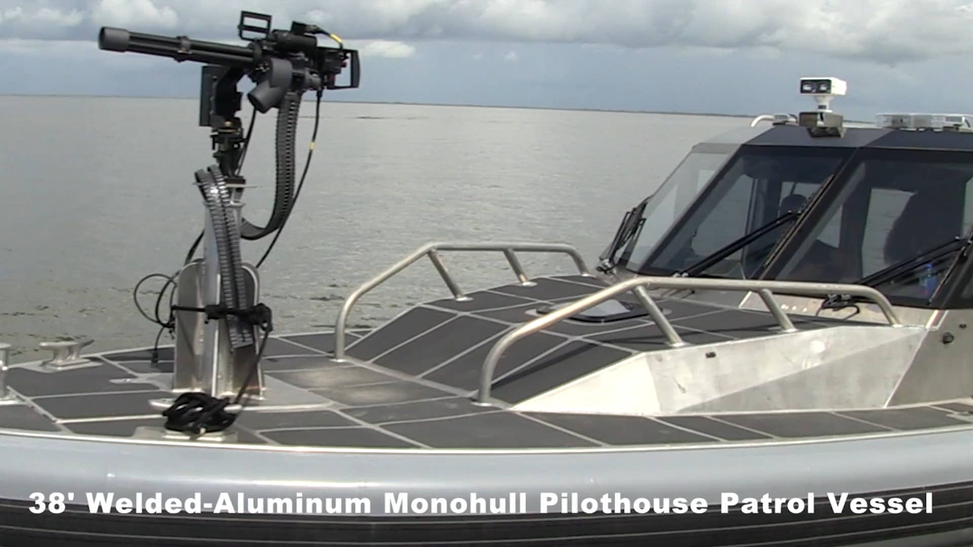 Metal Shark 38 Defiant Patrol Boat on Vimeo