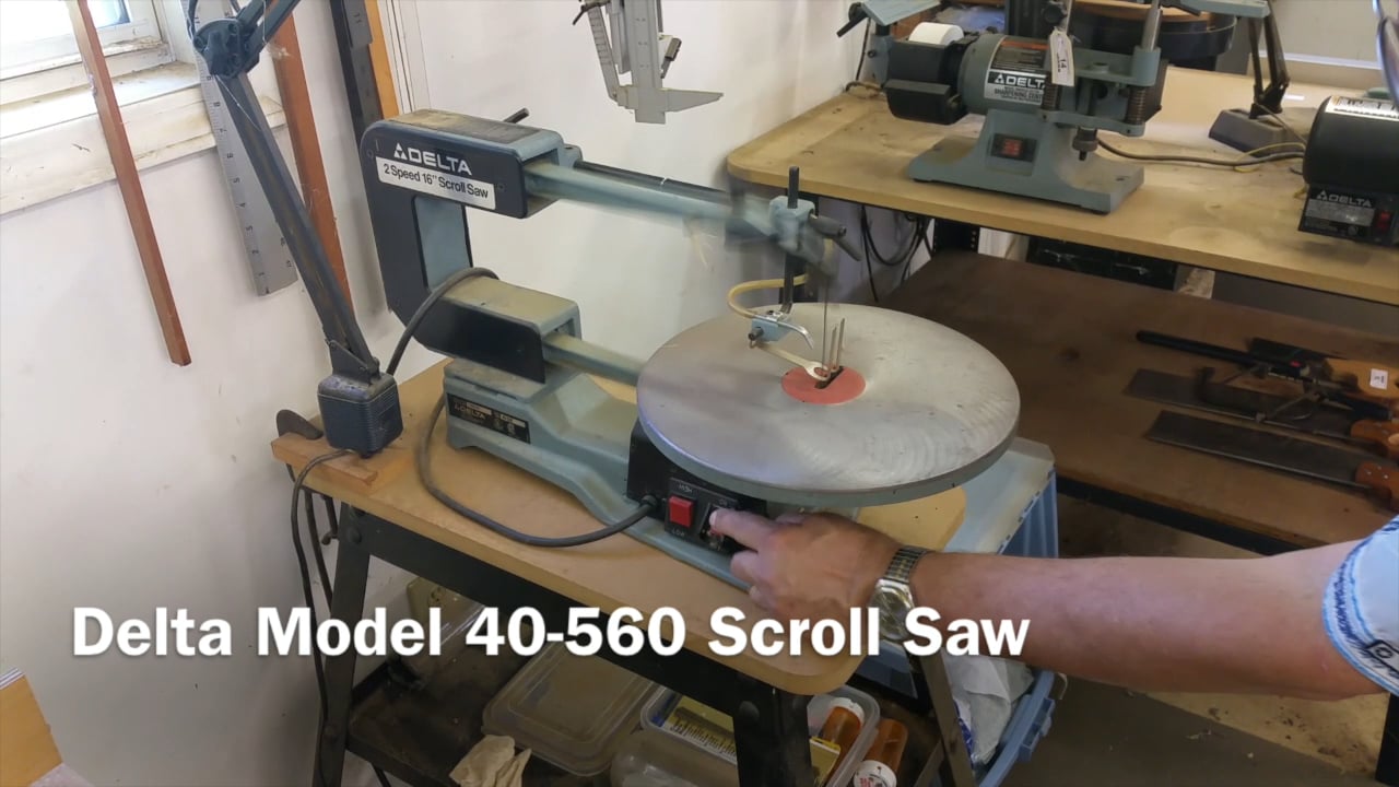 Delta Model 40-560 Scroll Saw on Vimeo