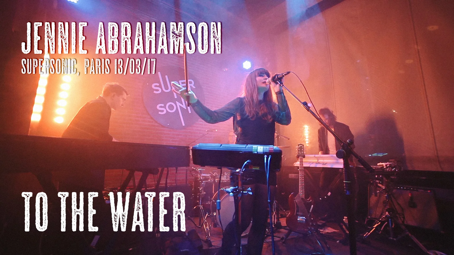 Jennie Abrahamson - To The Water, live at Supersonic Paris on Vimeo