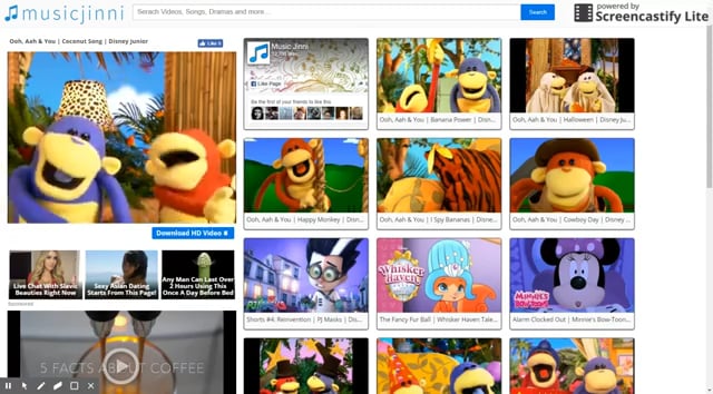 Ooh and Aah Coconut Song Sing Along on Vimeo