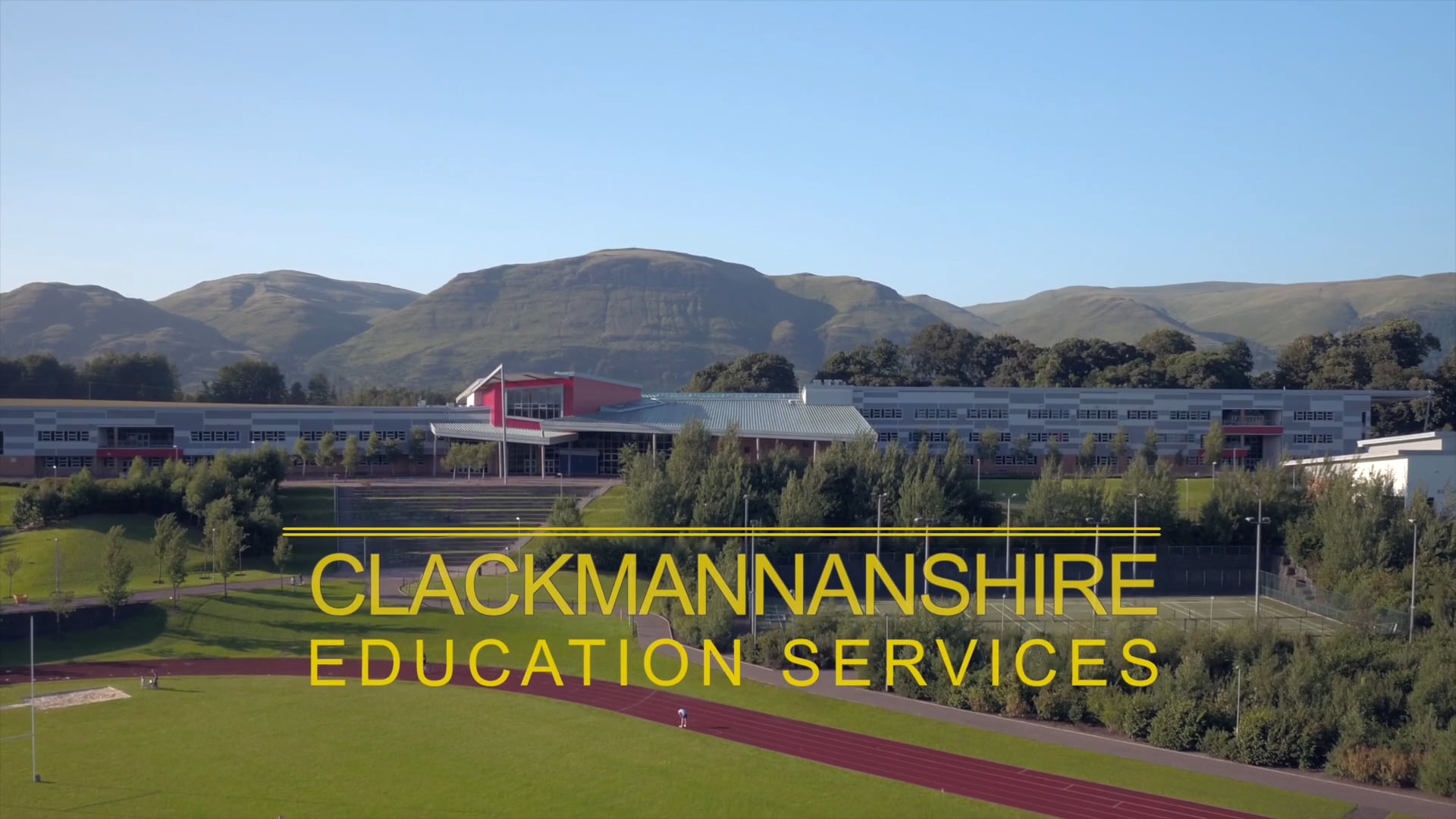 Stunning HD drone footage of schools in the Clackmannanshire Area ...