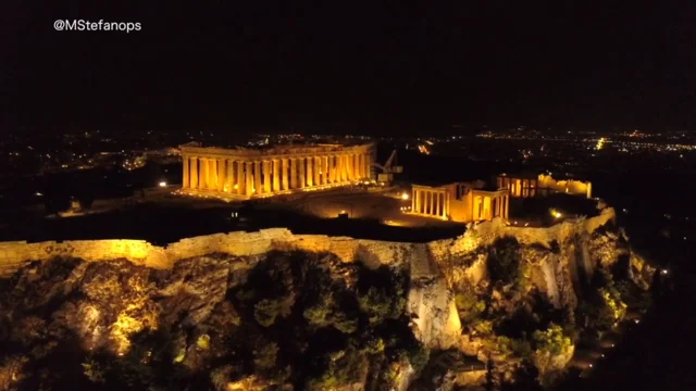 Acropolis At Night
