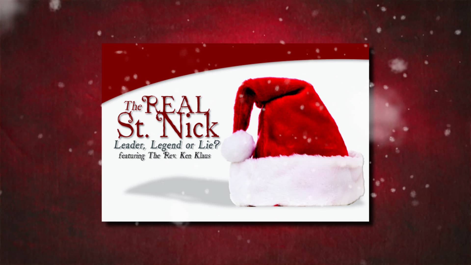 The Real St. Nick: Leader, Legend or Lie on Vimeo