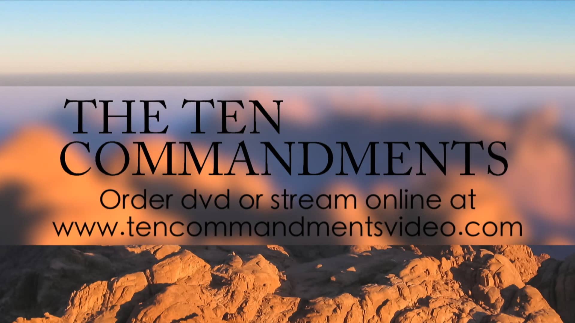Ten Commandments Series: Salvation Testimony on Vimeo
