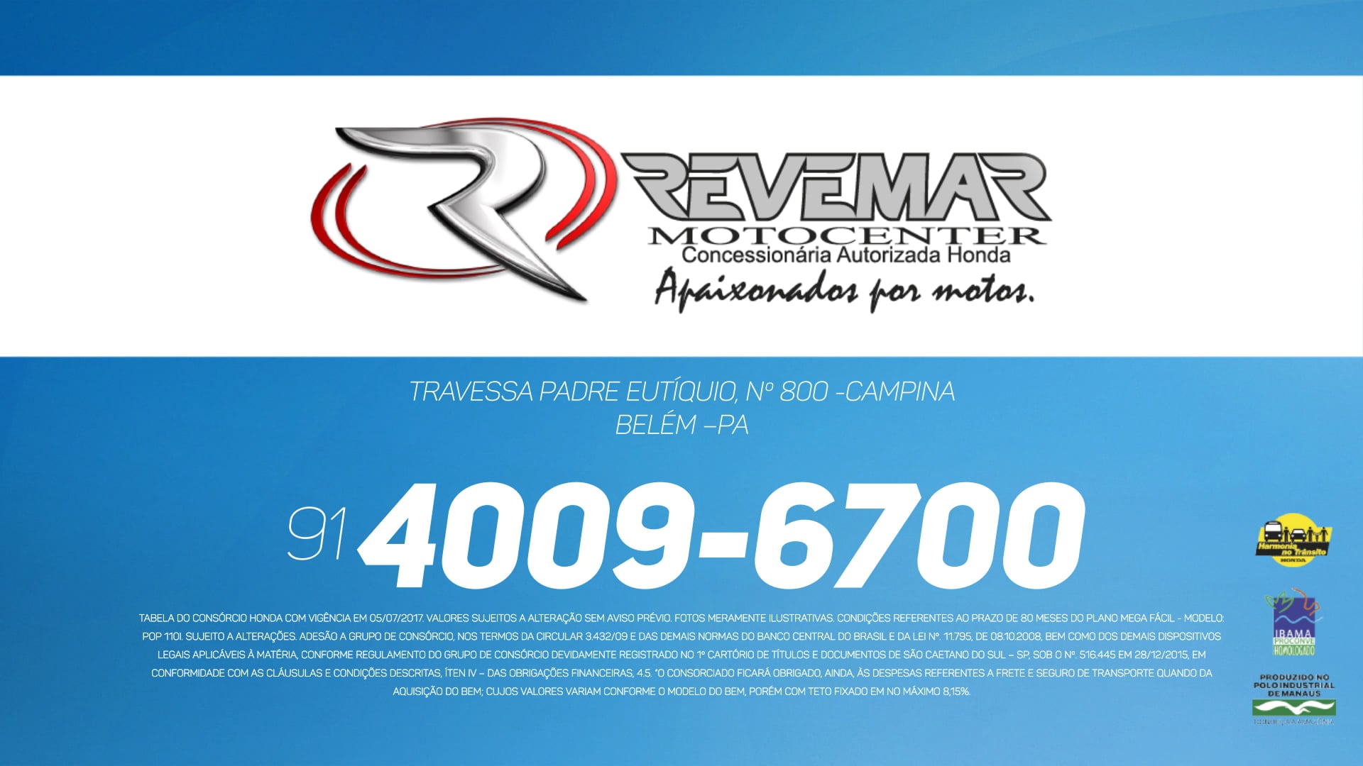 Revemar Motocenter Belem - 30 Segundos on Vimeo