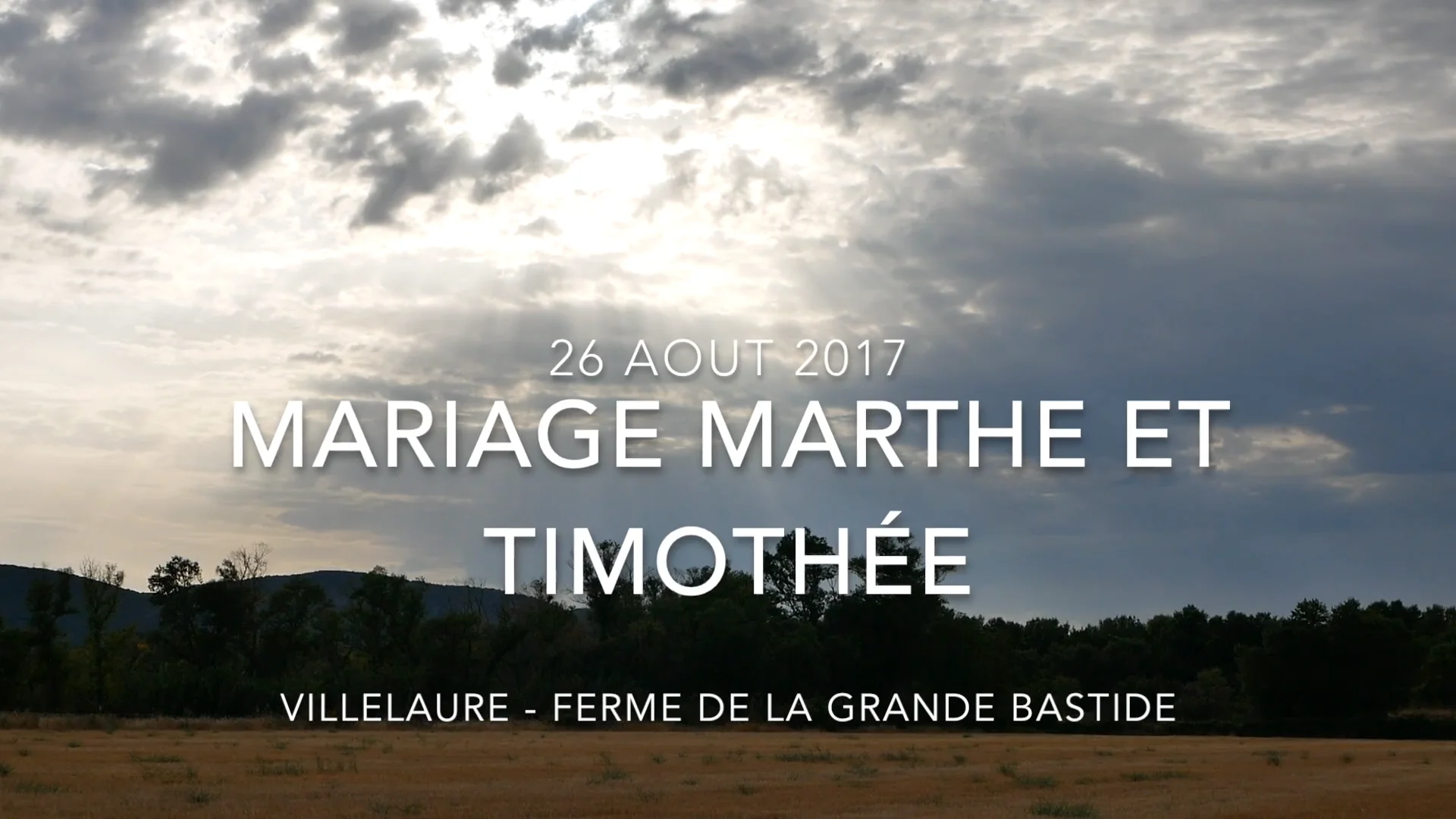Mariage Tim et Marthe on Vimeo
