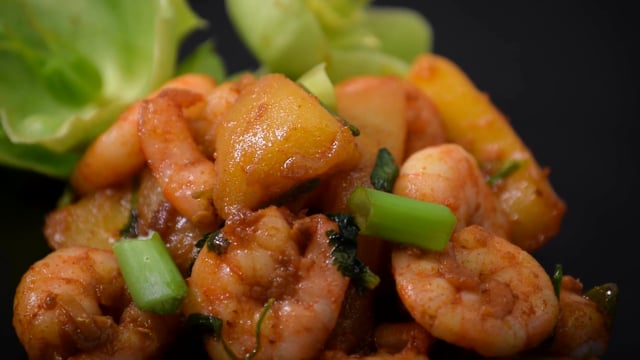 Prawn Mango, Stir Fry, Cuisine. Free Stock Video - Pixabay