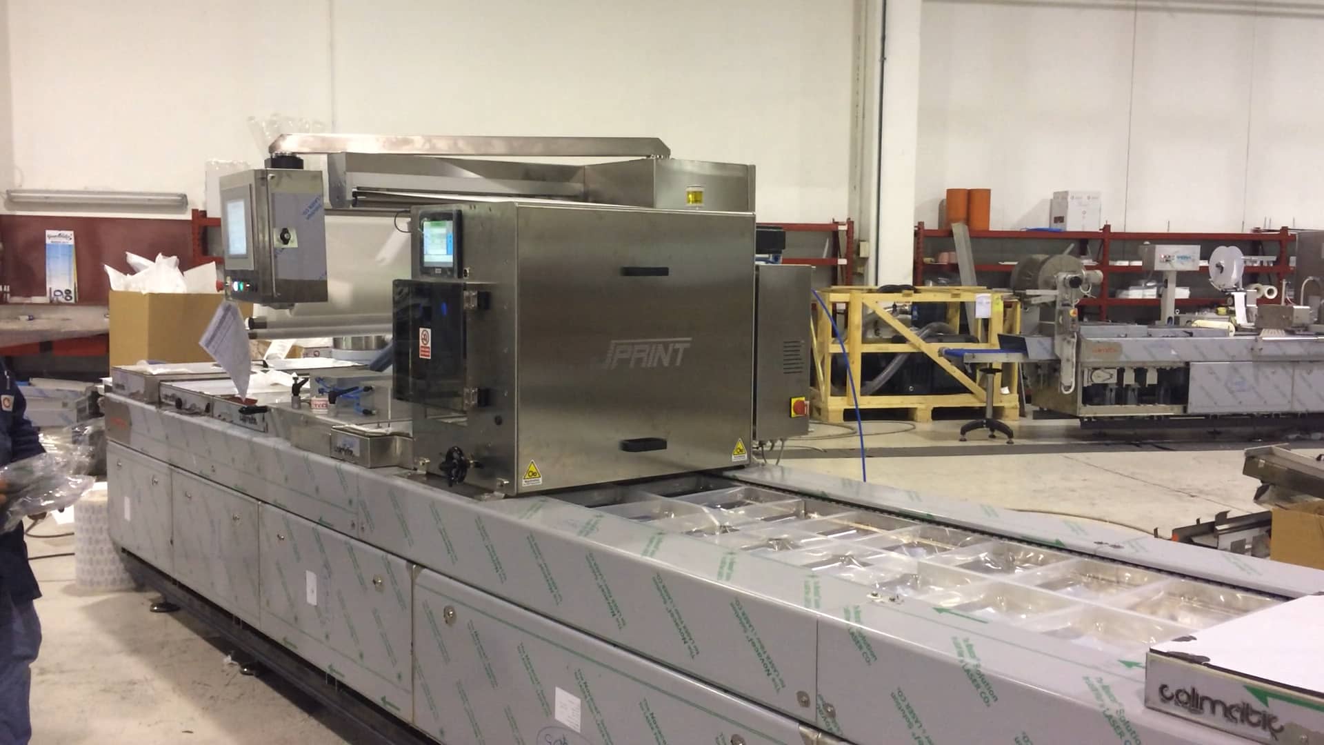 MED COLIMATIC Thermoforming line THR650 + JPRINT - Medical disposables ...