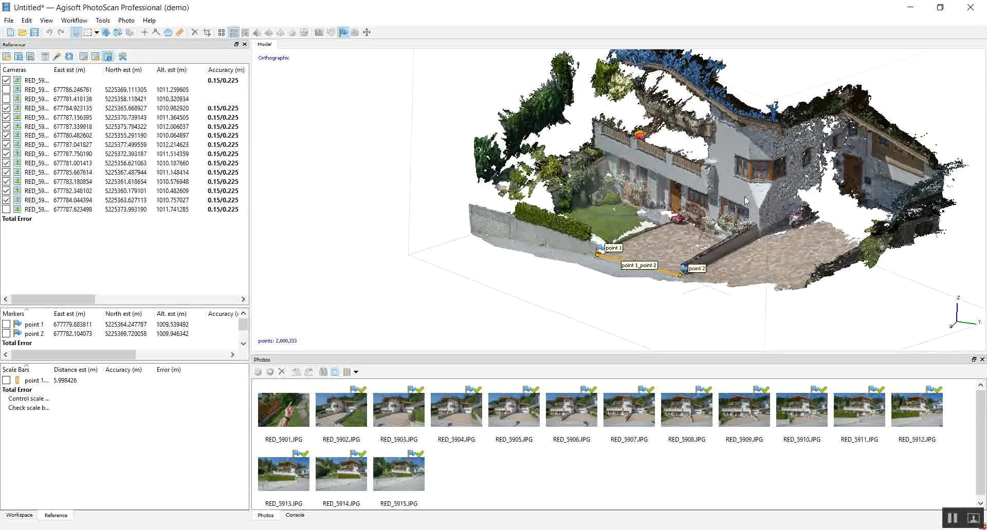 Tutorial: Processing 3D ImageVector data using AgiSoft Photoscan Professional on Vimeo