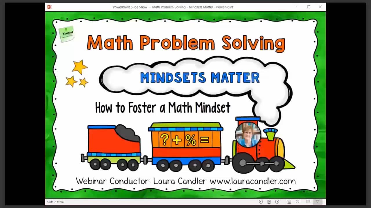 Math Problem Solving: Mindsets Matter Webinar Replay on Vimeo