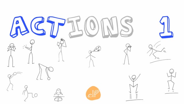 Vocabulary Tutorial - Action Verbs -…: English ESL video lessons