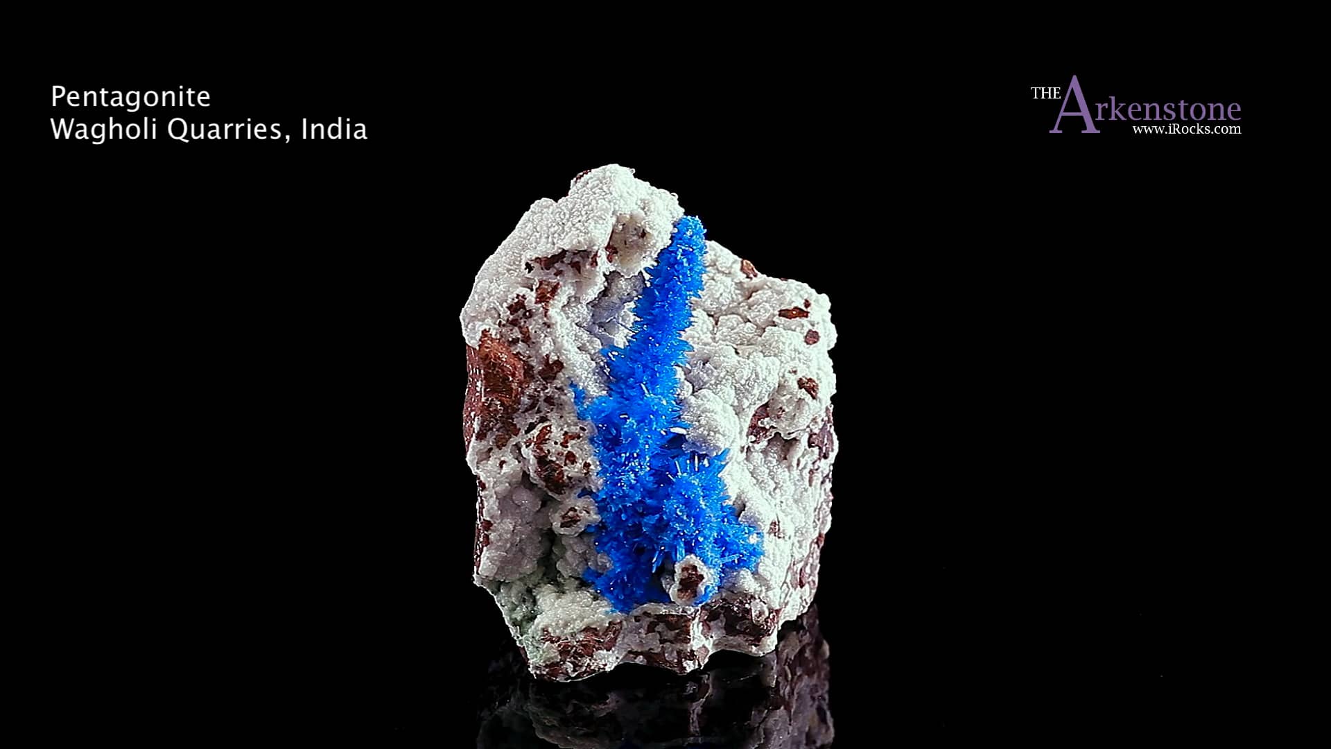 Delicate Pentagonite Crystal Clusters from India on Vimeo