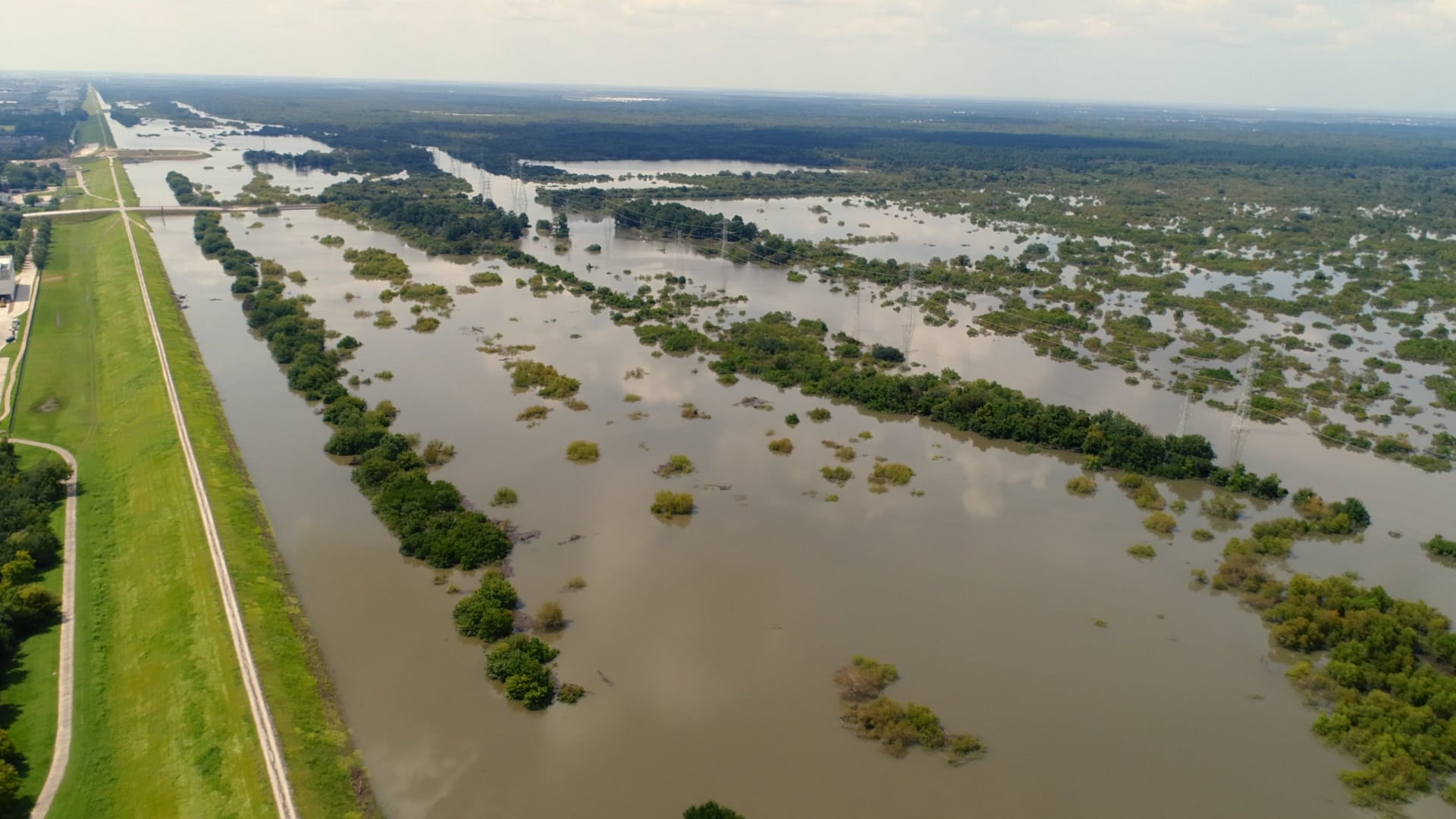 Arch Aerial - Addicks Reservoir on Vimeo