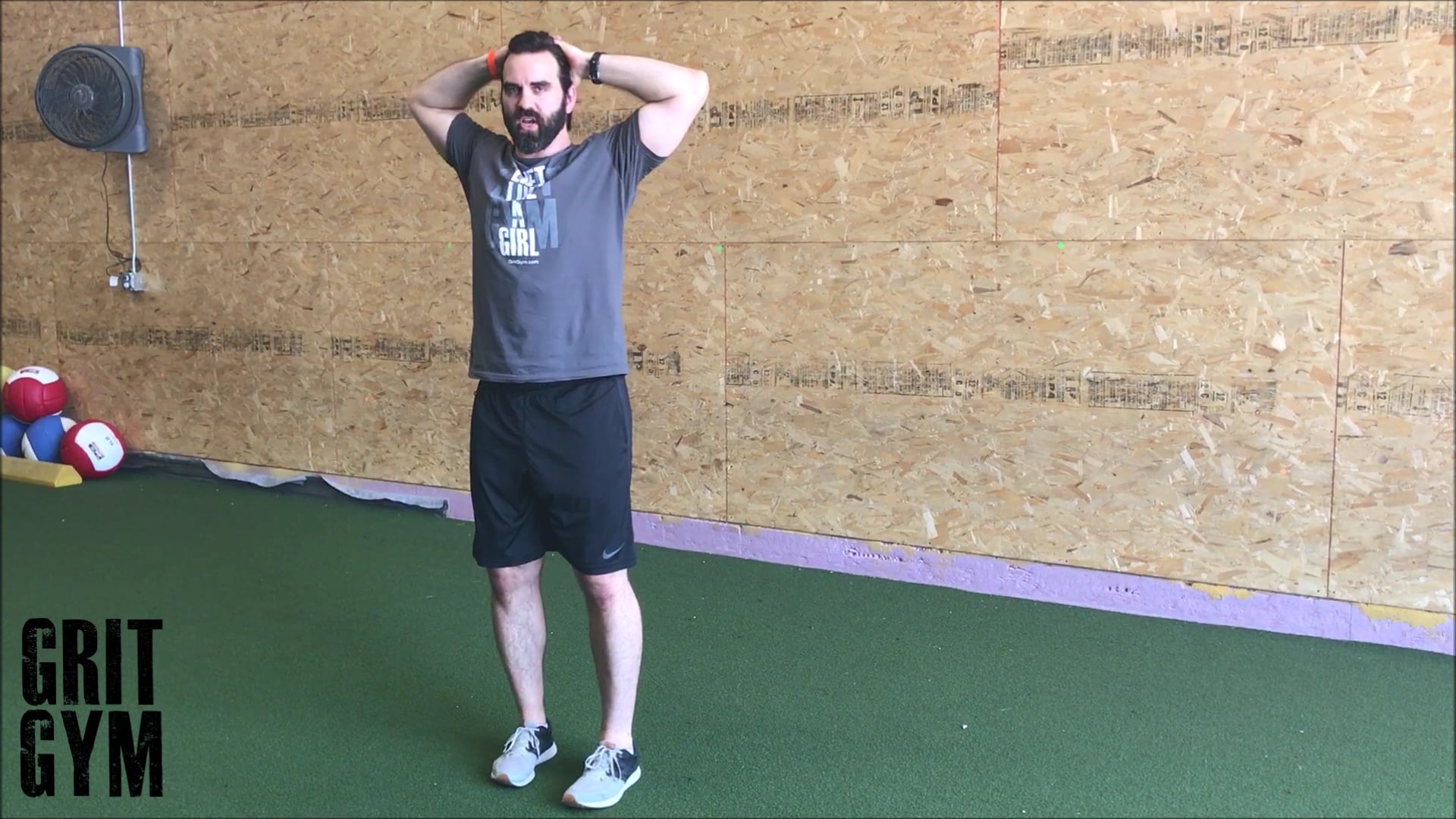 Split Squat + Pec Stretch on Vimeo