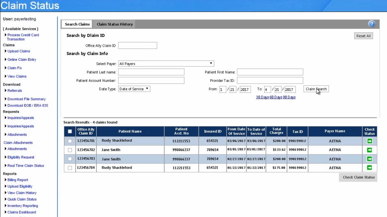Service Center - Real Time Claim Status on Vimeo
