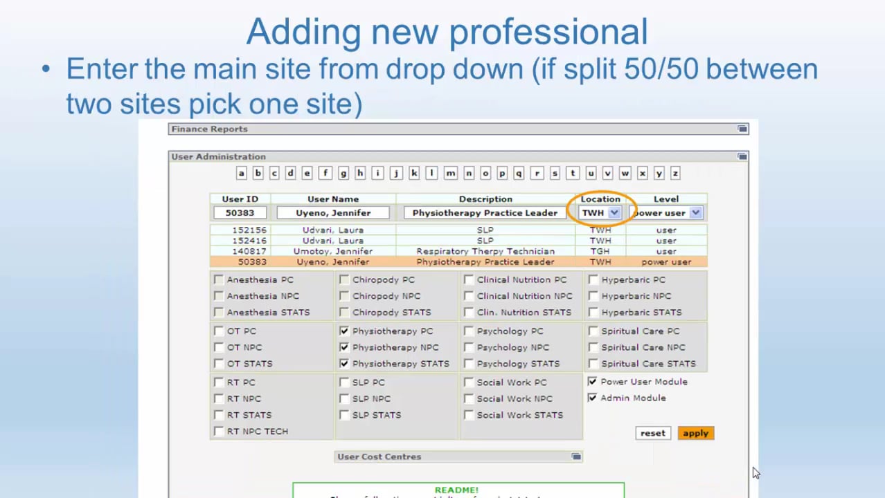 WMS PL Adding New Professionals to WMS tool on Vimeo