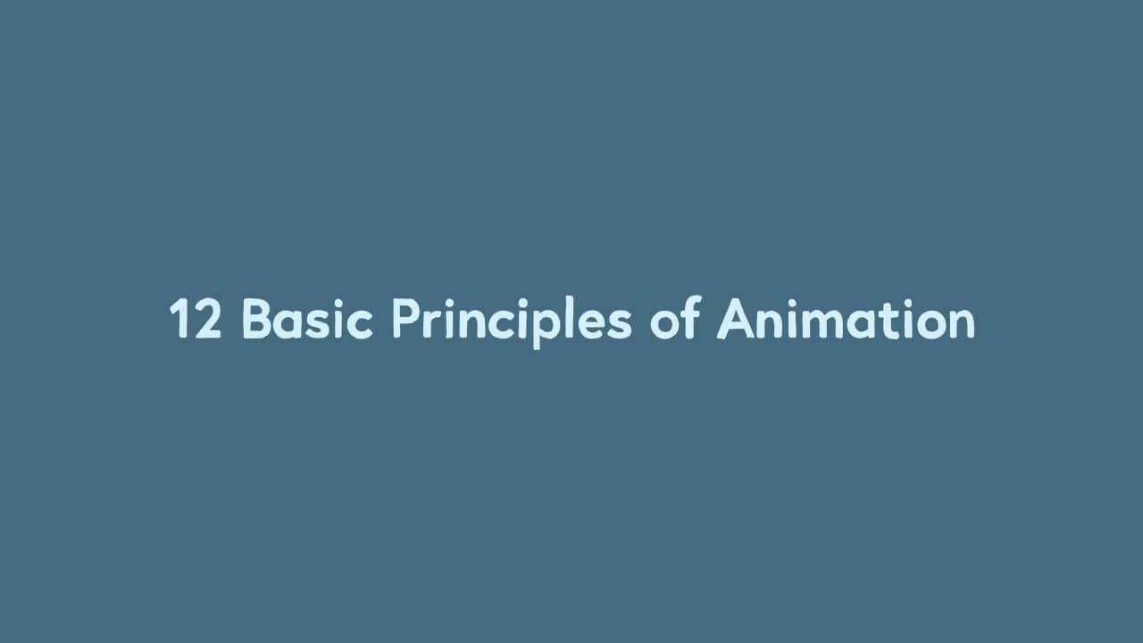 12 Principles of Animation on Vimeo