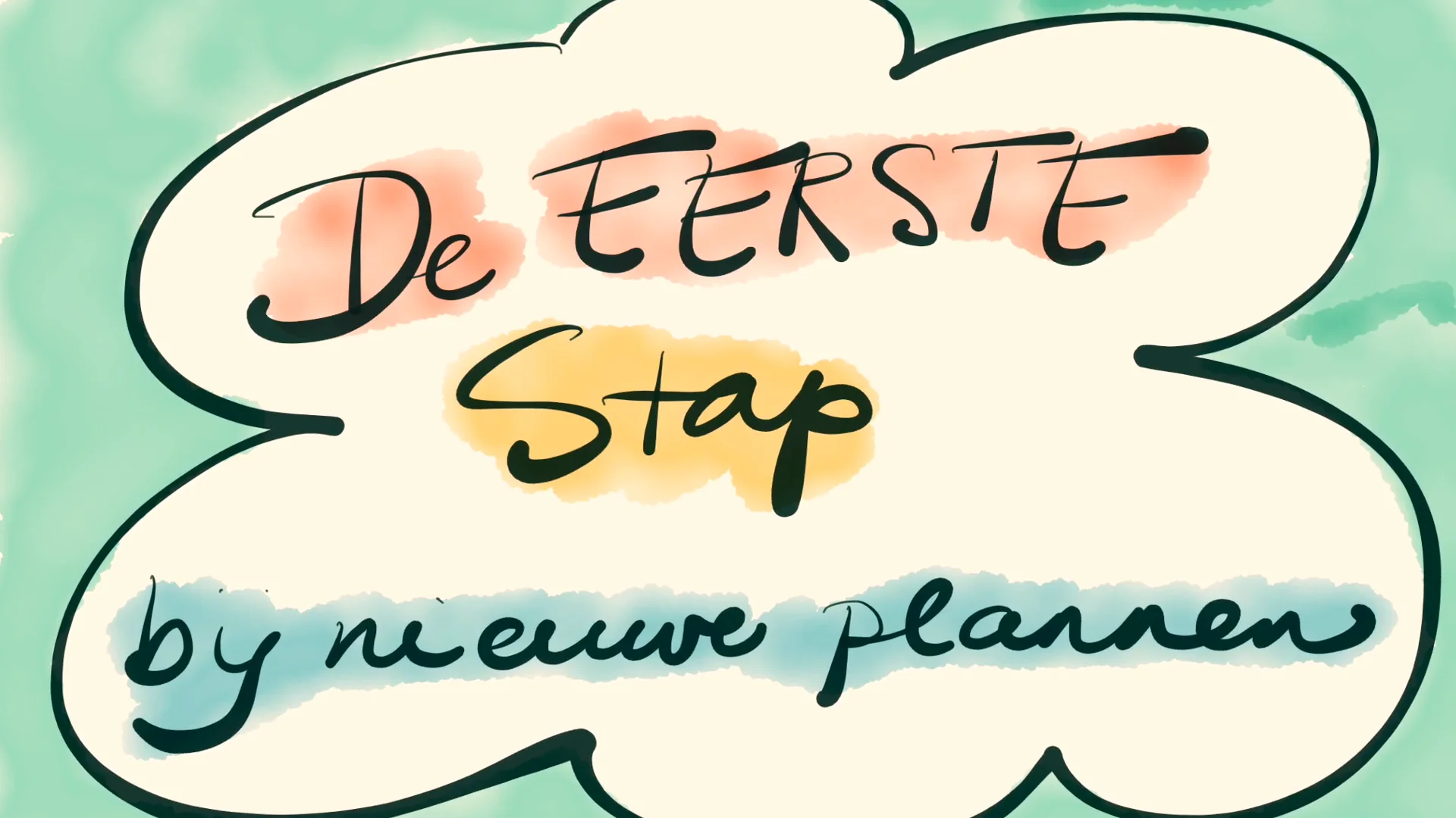 De eerste stap bij nieuwe plannen on Vimeo