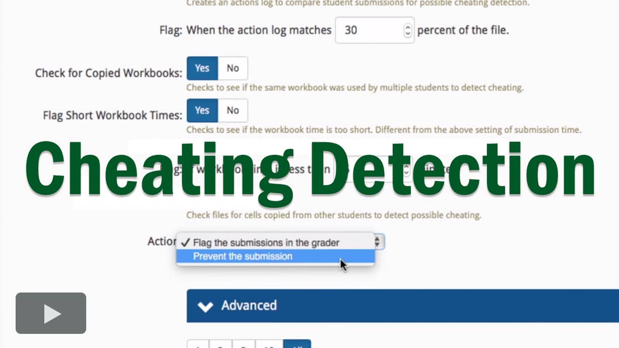 Cheating Detection on Vimeo